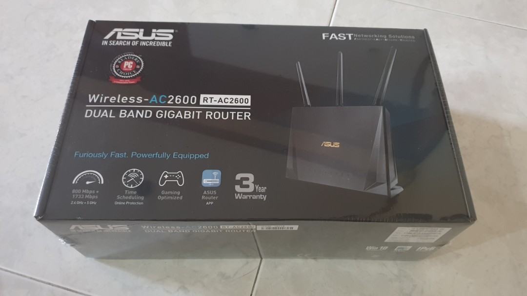 ASUS RT-AC2600,DualBand GigabiteRouter, Computers & Tech, Parts ...