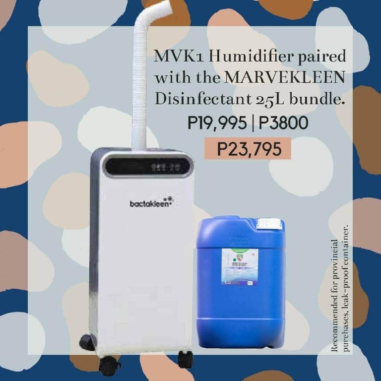 BACTAKLEEN MVK1 Corona Virus Disinfectant Humidifier, Beauty & Personal ...