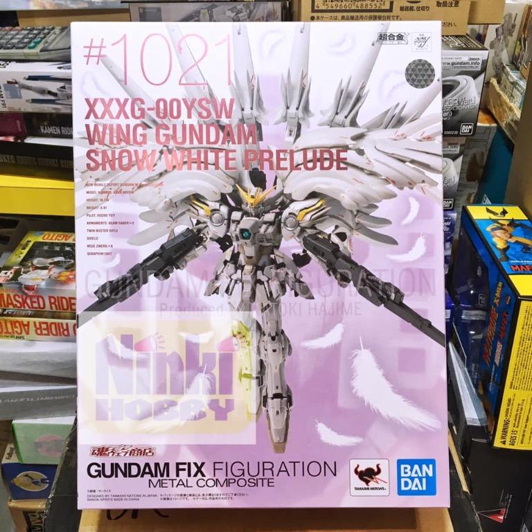 Bandai 魂 限定 Gundam Fix Figuration Metal Composite GFFMC 1021 Wing Zero Snow White Prelude 全新日版 ...