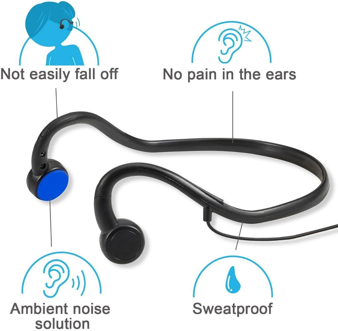 BNIB Mimitakara Bone Conduction Rechargeable Personal Sound Device with ...