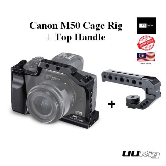 Canon M50 Rig + Top Handle, Photography, Cameras on Carousell