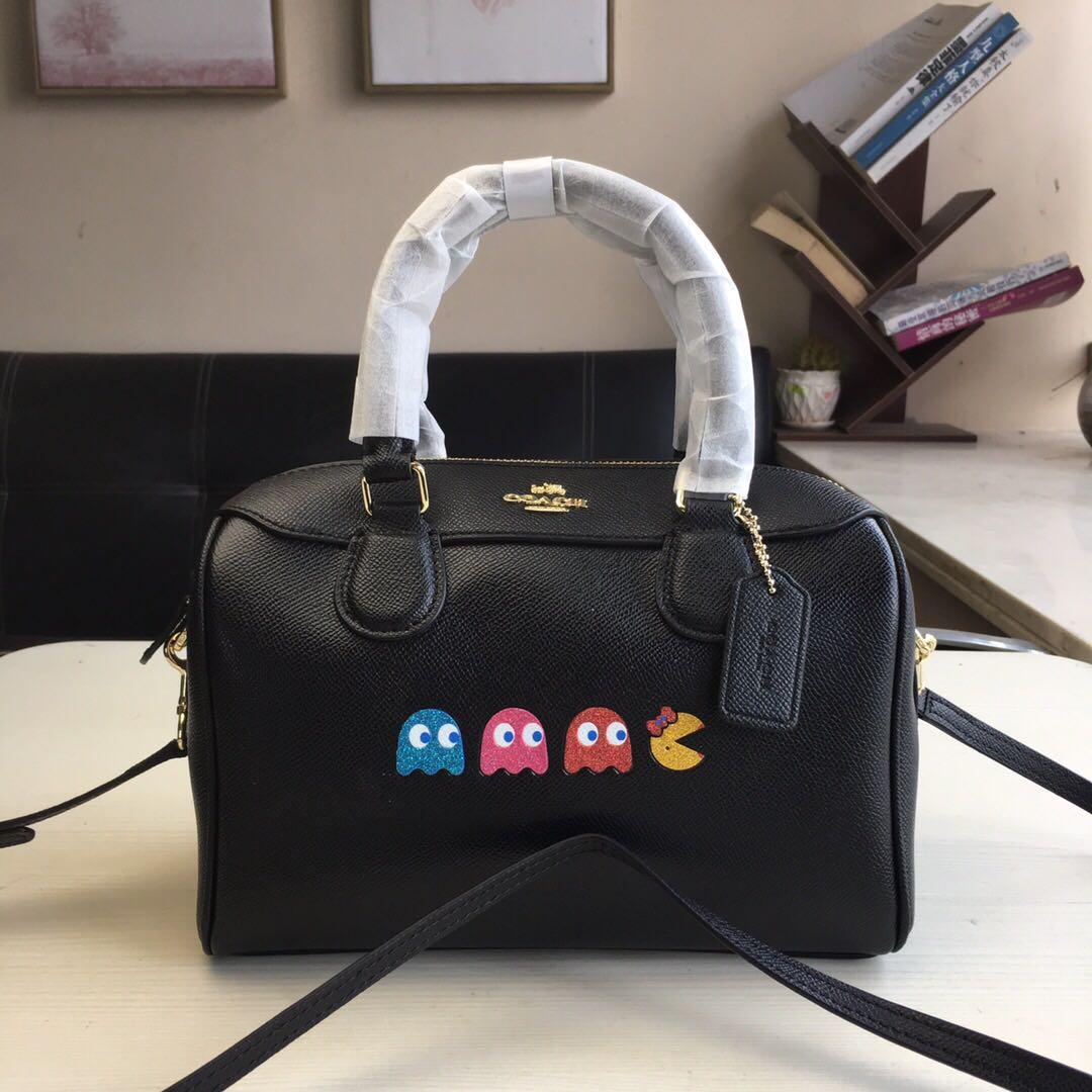 Coach Pac-Man leather Micro Bennet 72907, Women's Fashion, Bags ...