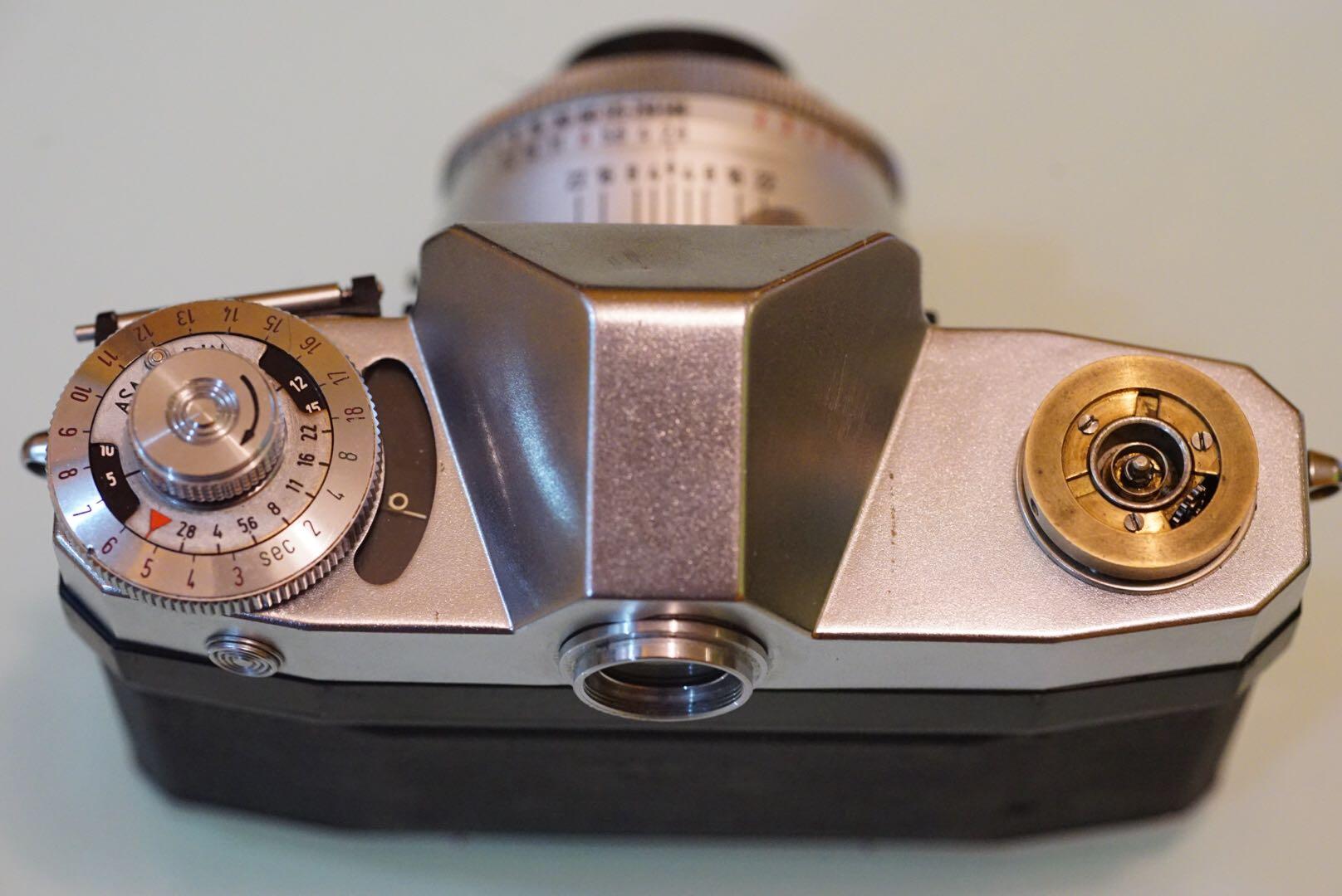 Contaflex IV Tessar 50mm f2.8 單反 Zeiss ikon, 攝影器材, 鏡頭及裝備 - Carousell