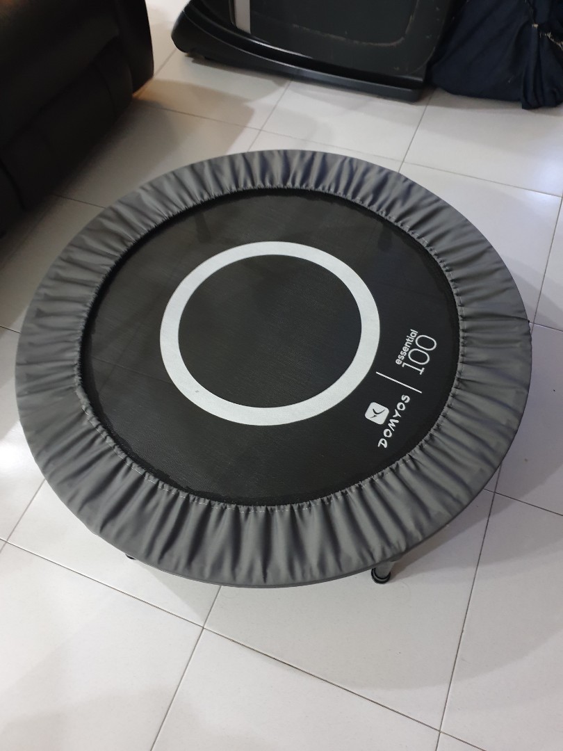 Decathlon domyos 100 trampoline kids jumping exercise, Sports Equipment ...