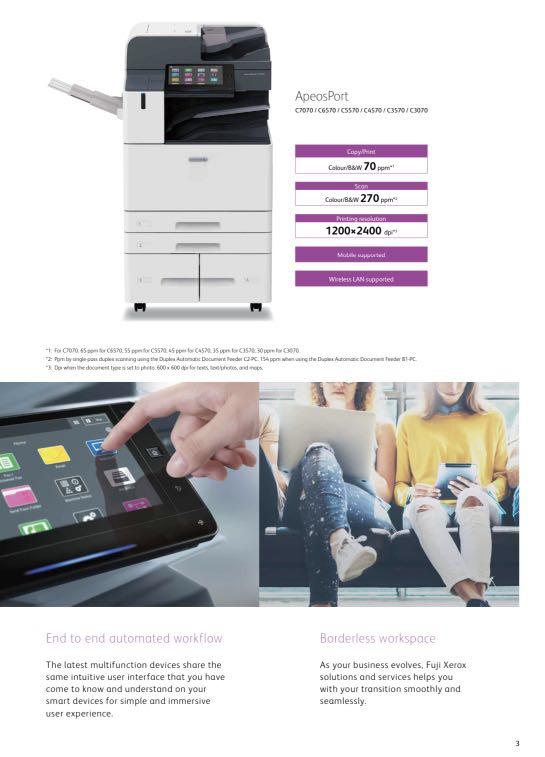 Fuji Xerox APC3070 Photocopier (Latest 2020 Model), Computers & Tech ...