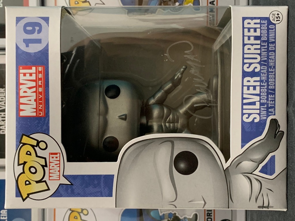FUNKO POP MARVEL SILVER SURFER VAULTED SIGNED BY SIR CARLO PAGULAYAN ...