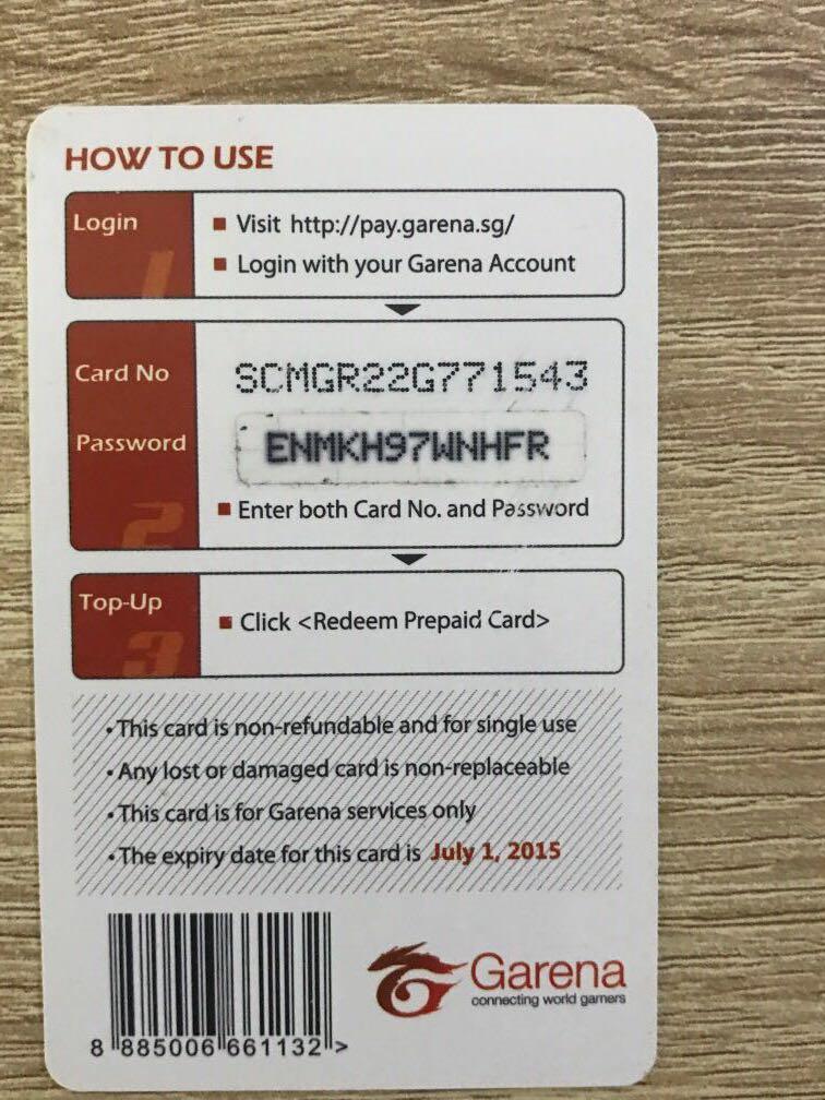 Garena Shell Cards LoL League Blackshot, Hobbies & Toys, Toys & Games ...