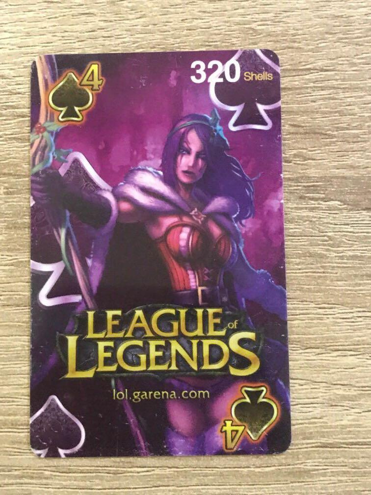 Garena Shell Cards LoL League Blackshot, Hobbies & Toys, Toys & Games ...