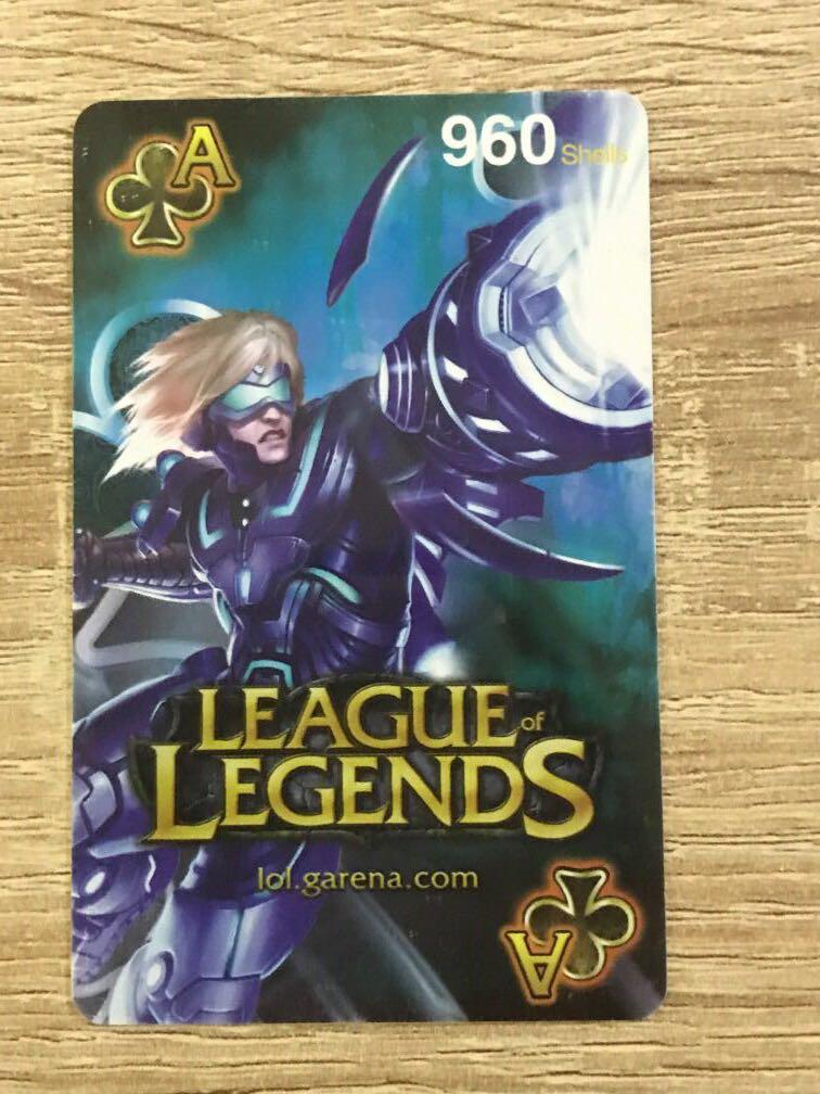 Garena Shell Cards LoL League Blackshot, Hobbies & Toys, Toys & Games ...