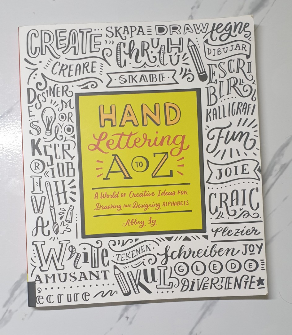 HAND LETTERING A to Z by Abbey Sy, Hobbies & Toys, Books & Magazines ...