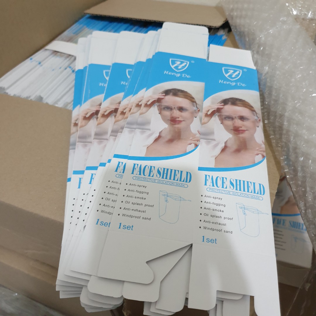 Heng De Face shield box, Everything Else, Others on Carousell