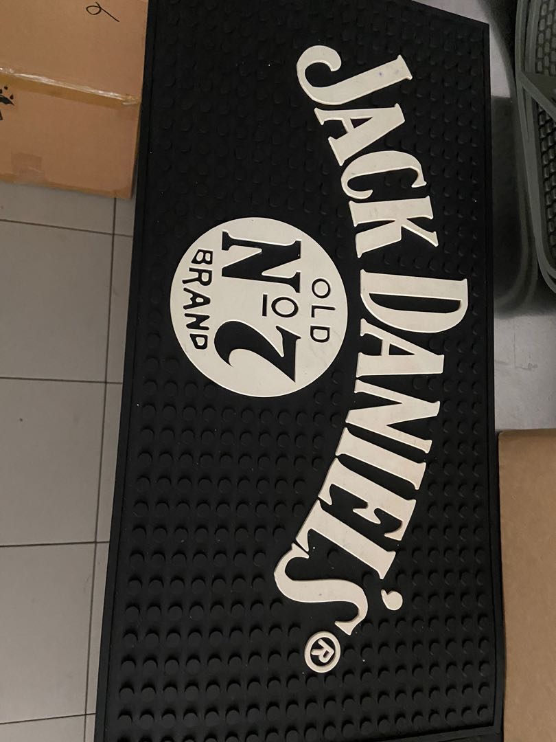 Jack Daniel bar mat, Everything Else on Carousell