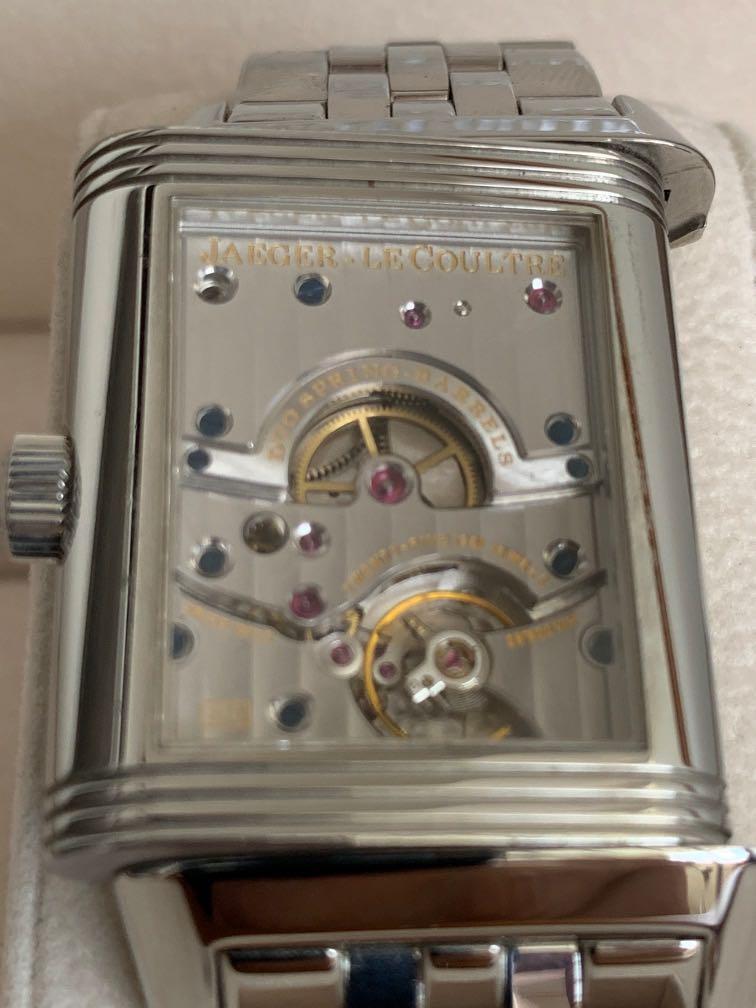 Jlc Jaeger LeCoultre Reverso 8 Days 240.8.15 Grande Date Steel Bracelet ...