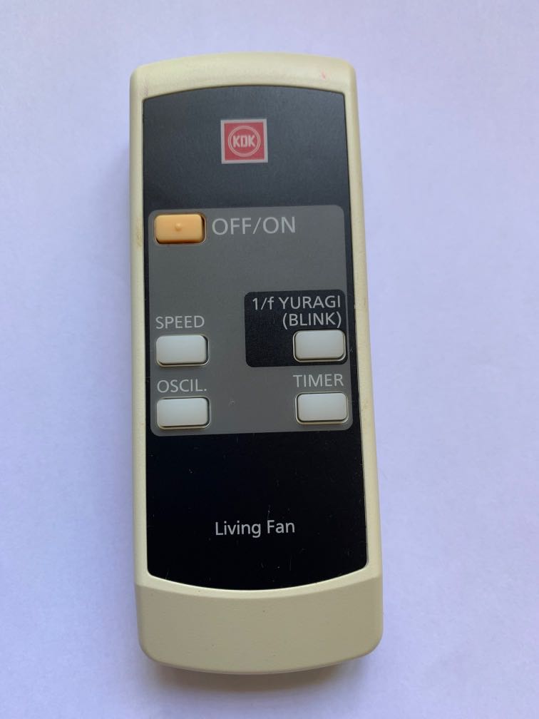 KDK remote control, Furniture & Home Living, Lighting & Fans, Fans on ...