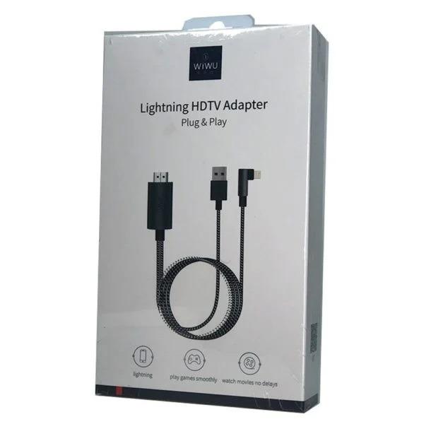 [Local Seller] WiWU X7 Lightning to HDMI / HDTV Nylon Braided Adapter ...