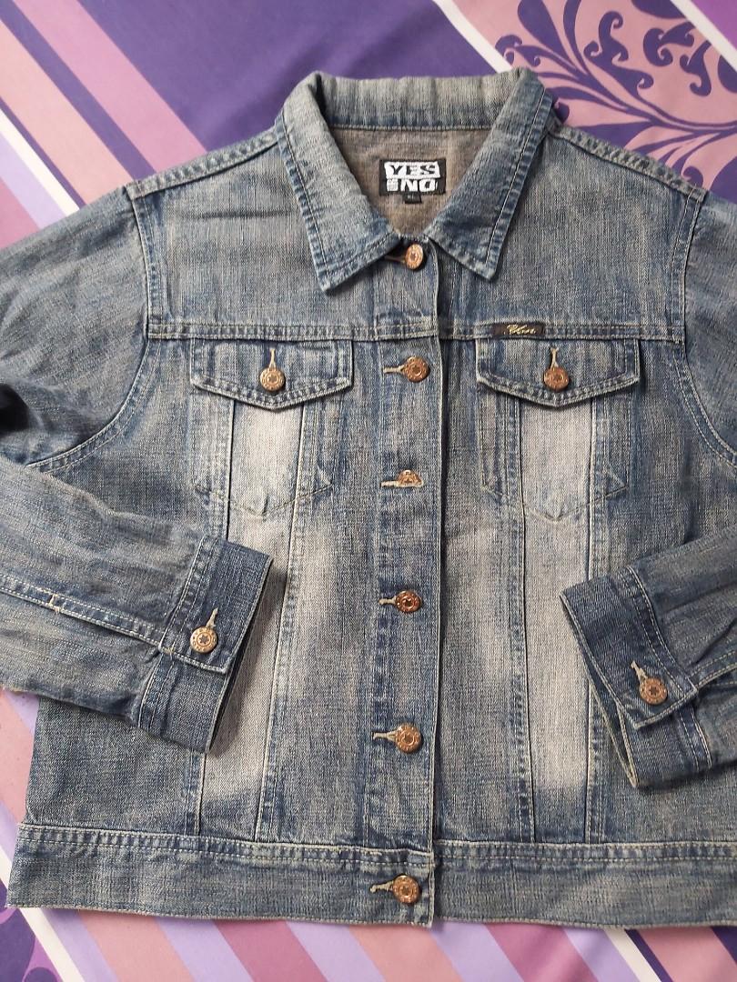 Maong jacket, Women's Fashion, Tops, Others Tops on Carousell