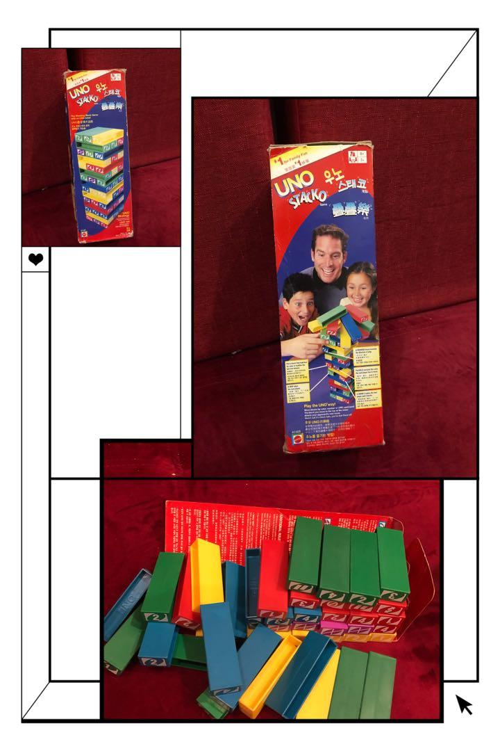 Mattel Games UNO Stacko (Authentic), Toys & Games, Bricks & Figurines ...