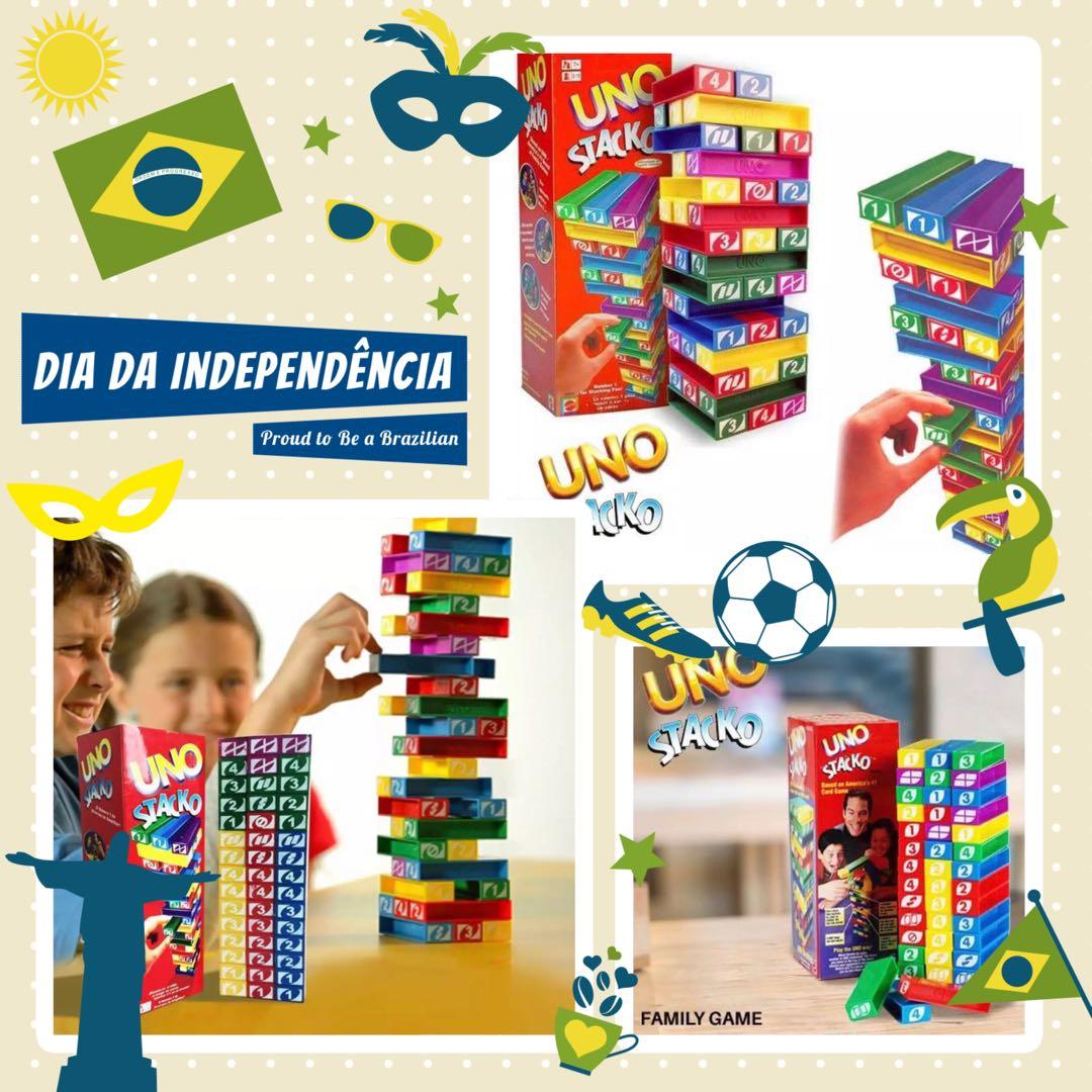 Mattel Games UNO Stacko (Authentic), Toys & Games, Bricks & Figurines ...