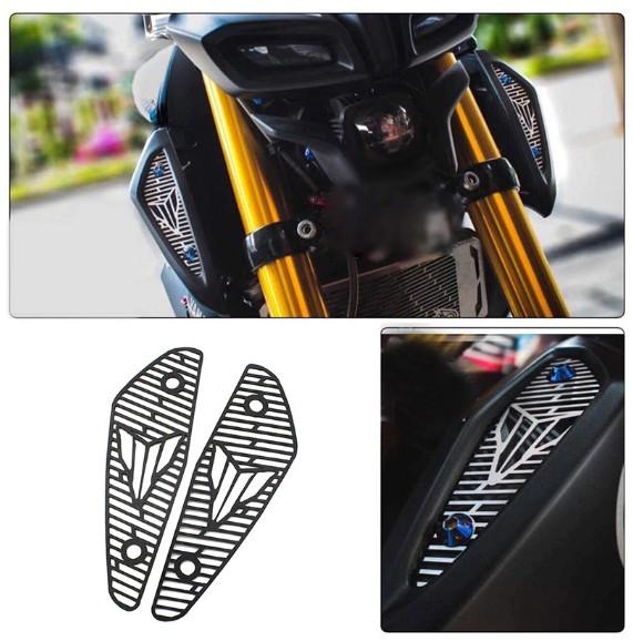 MT15 Intake grill mesh Aluminium air scoop, Motorcycles, Motorcycle ...