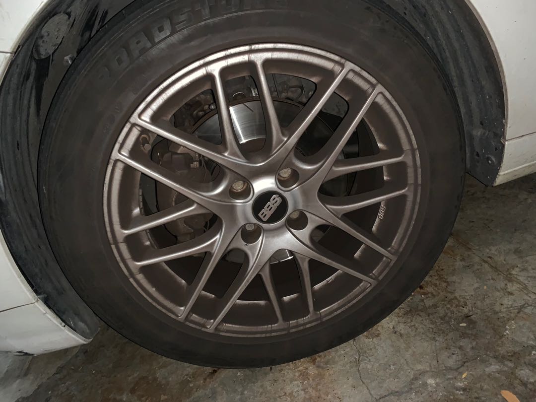 Original 17inch BBS pcd 4 x 108, Car Accessories, Tyres & Rims on Carousell