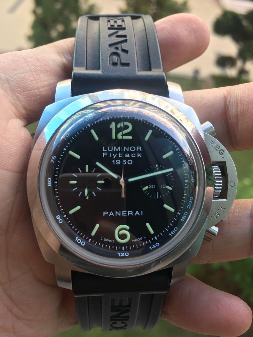 Panerai Pam 212 Flyback Chronograph, Luxury, Watches on Carousell