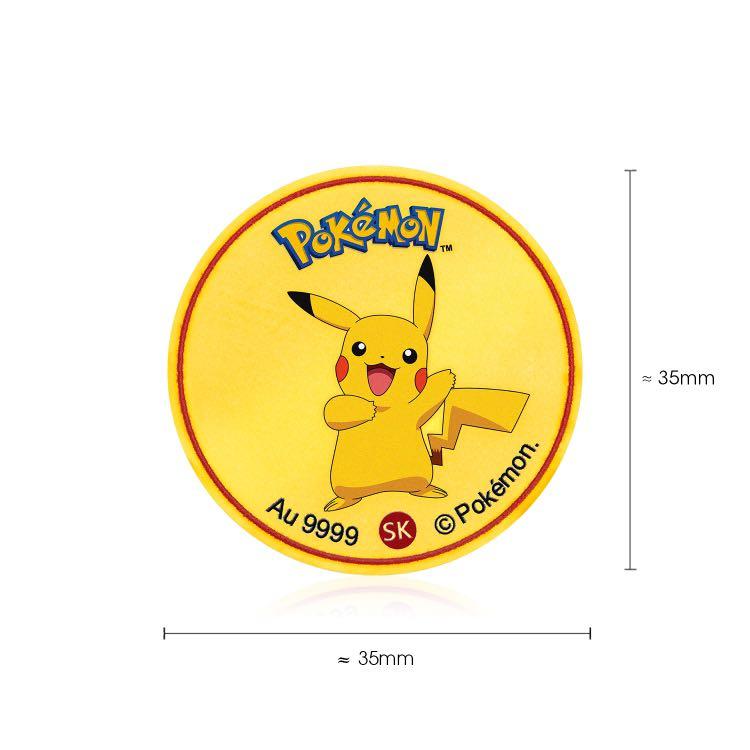 Pikachu 999 Pure Gold Coin, Vintage & Collectibles, Currency on Carousell