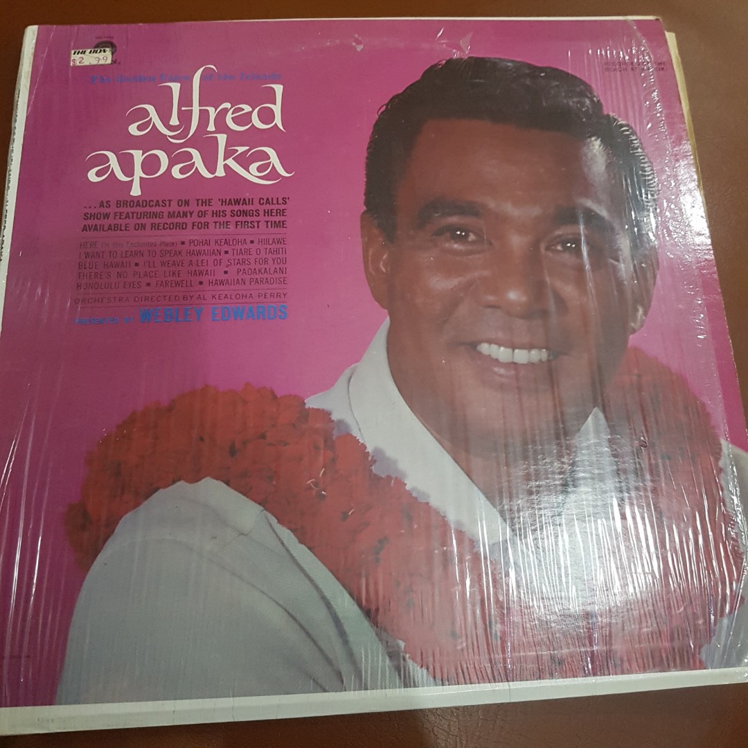 Plaka/ vinyl record.ALFRED APAKA, Hobbies & Toys, Music & Media, Vinyls ...