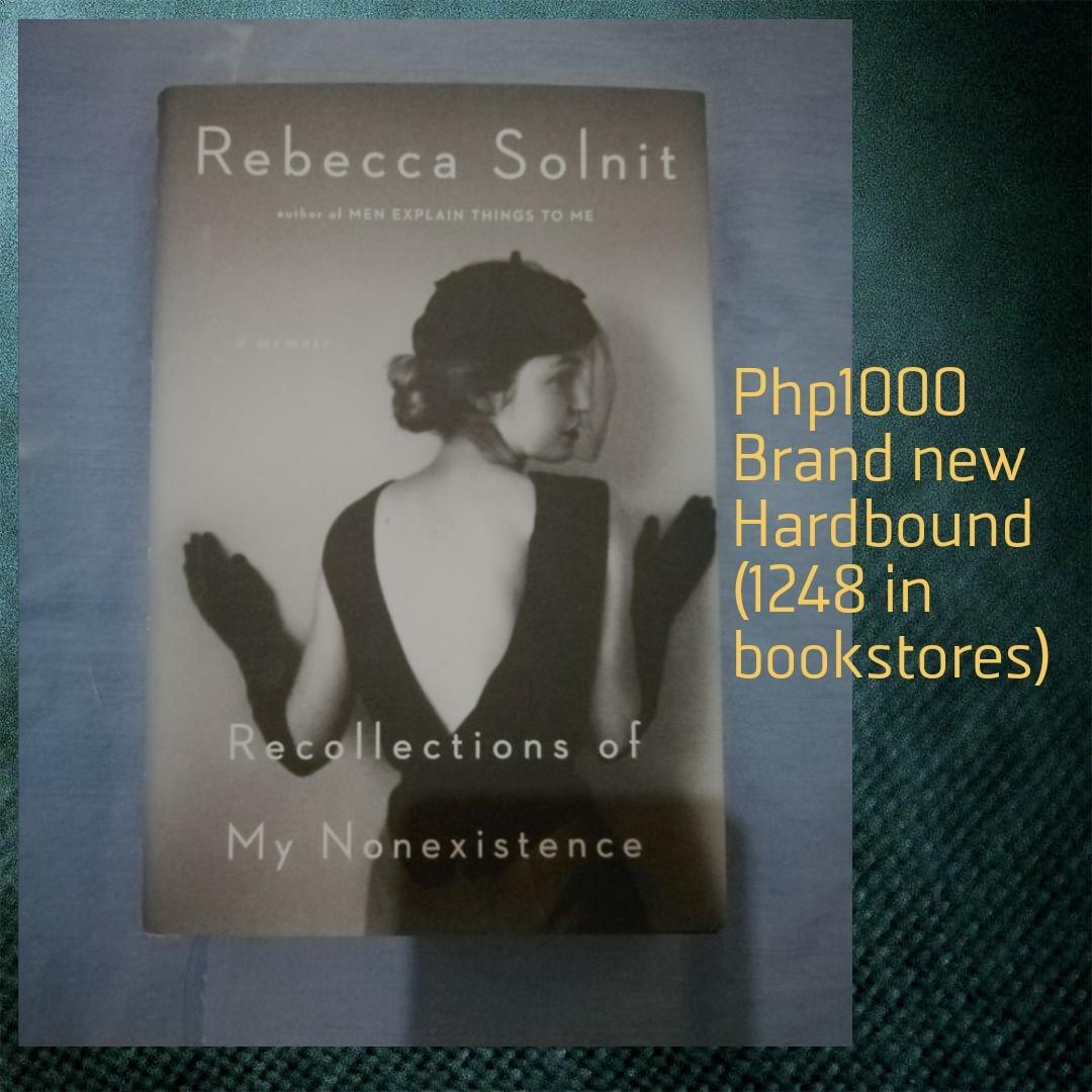 Rebecca Solnit - Recollections of My Nonexistence, Hobbies & Toys ...