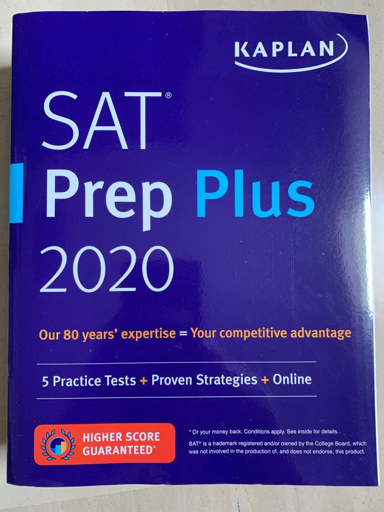 SAT Prep Plus 2020, Hobbies & Toys, Books & Magazines, Assessment Books ...