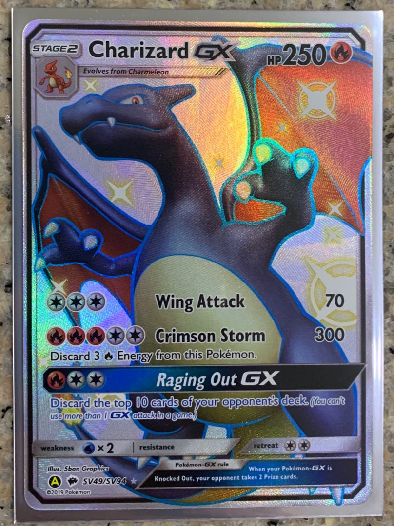 Hidden Fates Shiny Charizard and Burning Shadow Charizard, Toys & Games ...