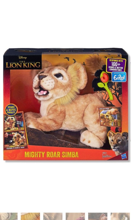 Simba Lion King Interactive Soft Toy HasbroDisney The Lion King Mighty ...