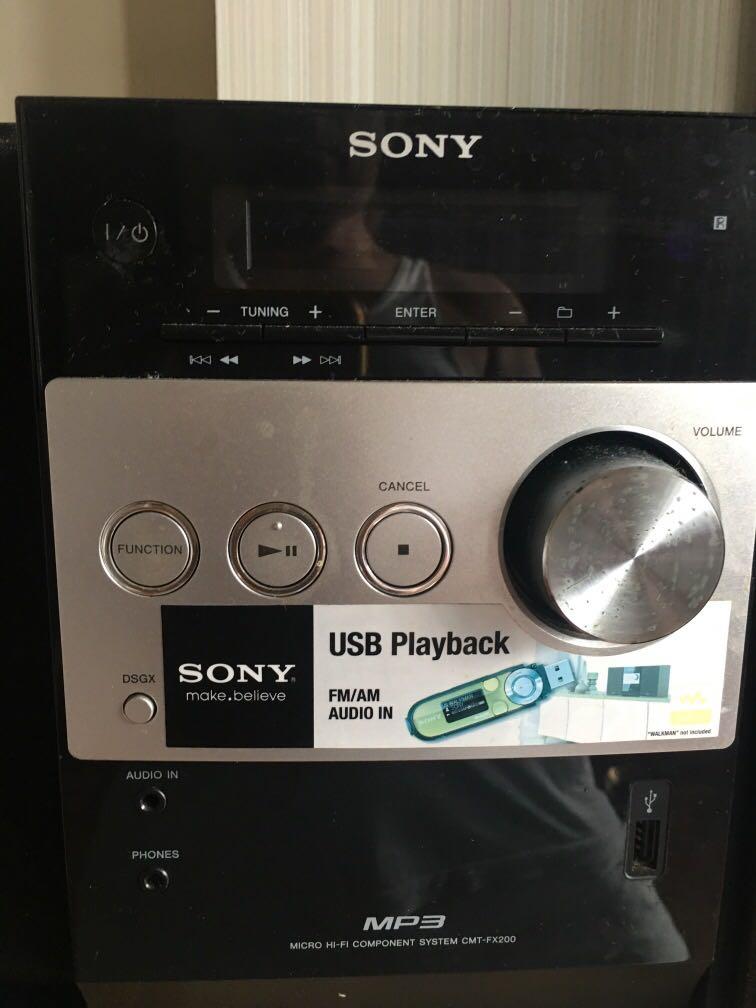 Sony Micro HiFi with USB MP3 Player, Audio, Portable Music Players on ...
