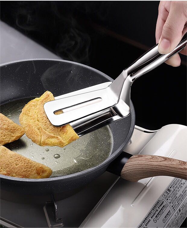 Stainless steel food frying clip, Home Appliances, Kitchenware on Carousell