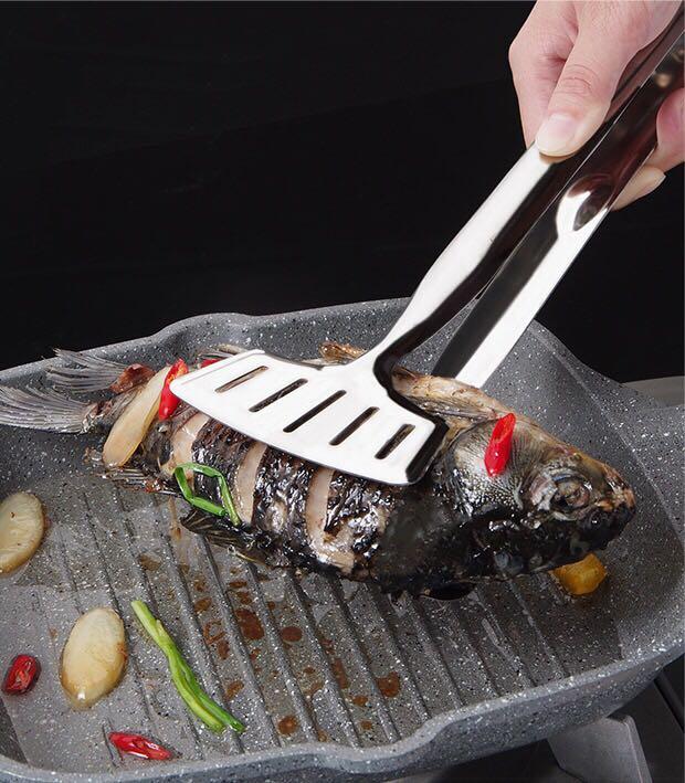 Stainless steel food frying clip, Home Appliances, Kitchenware on Carousell