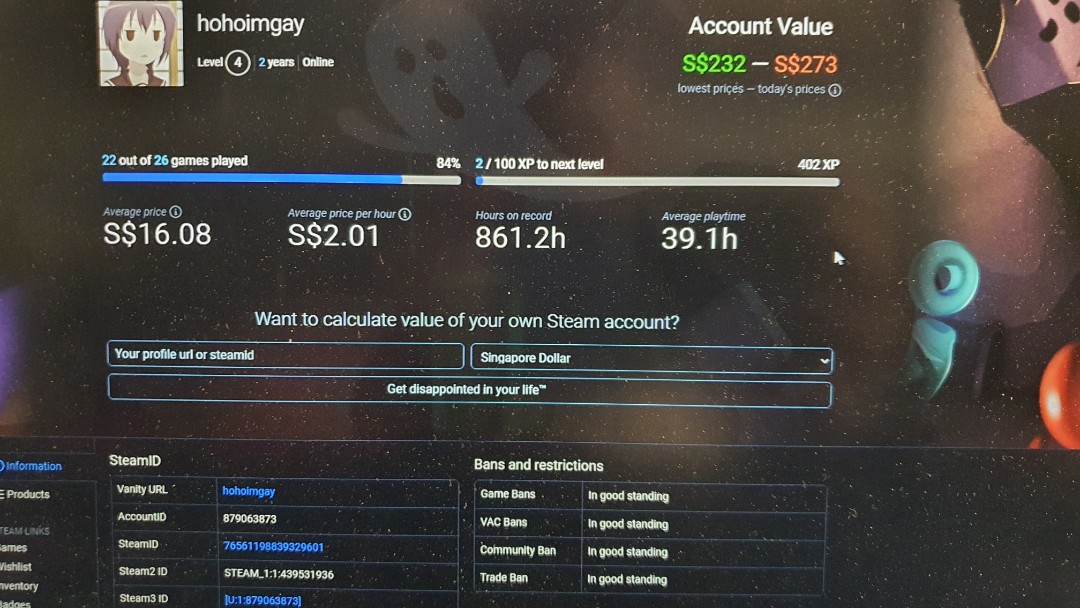 Steam Account For Sale, Video Gaming, Gaming Accessories, Game Gift ...