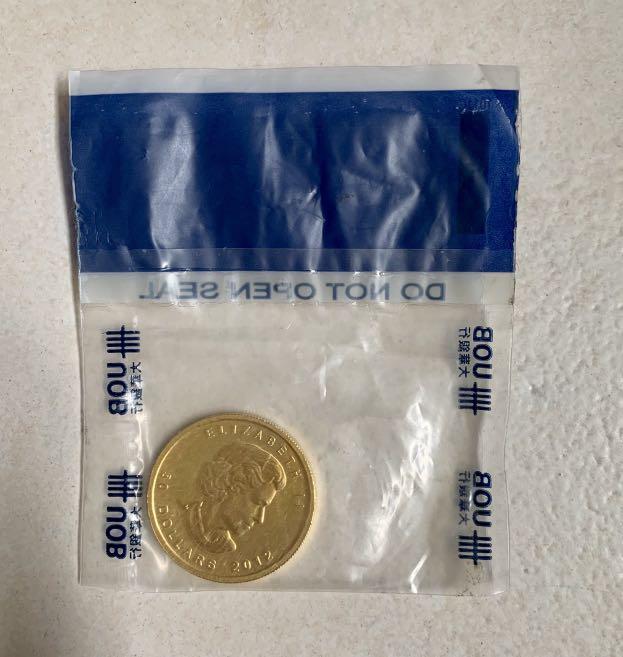UOB Sealed 1 OZ Gold Maple Coin, Luxury, Accessories on Carousell