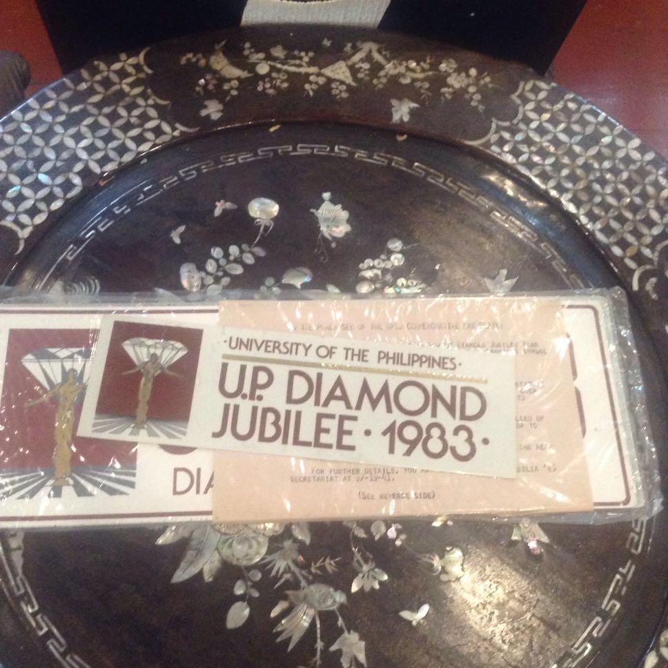 Vintage sealed UP Diamond tin Plate pair, Hobbies & Toys, Memorabilia ...