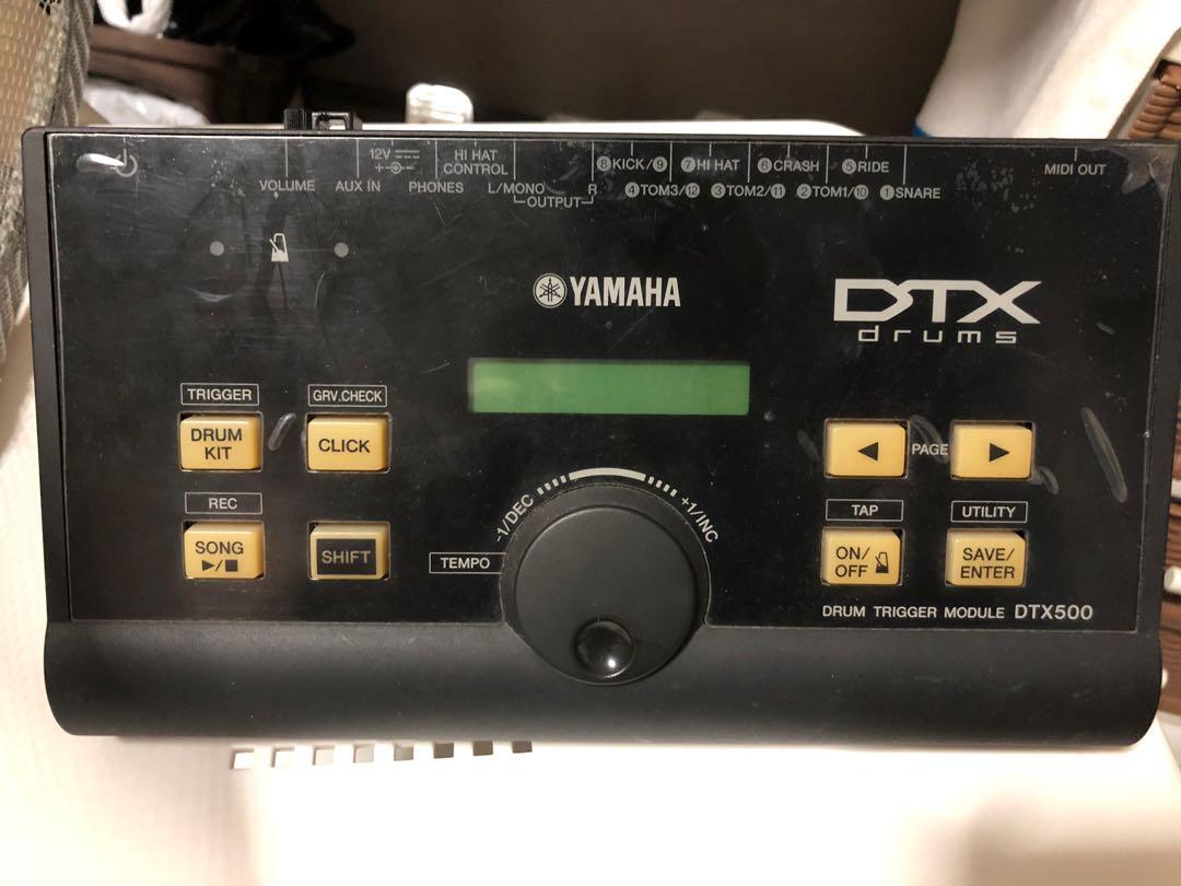 Yamaha DTX 500 drum set, Hobbies & Toys, Music & Media, Musical ...