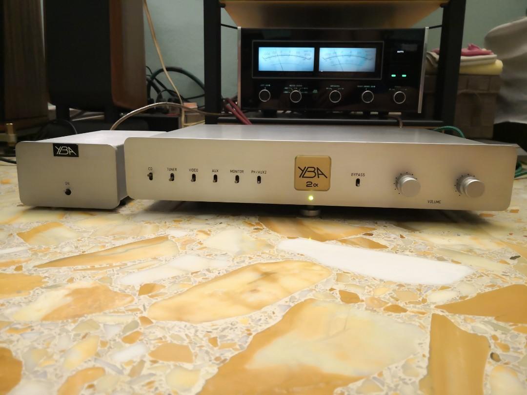 YBA 2 alpha duo mono preamplifier with external power supply, Audio ...