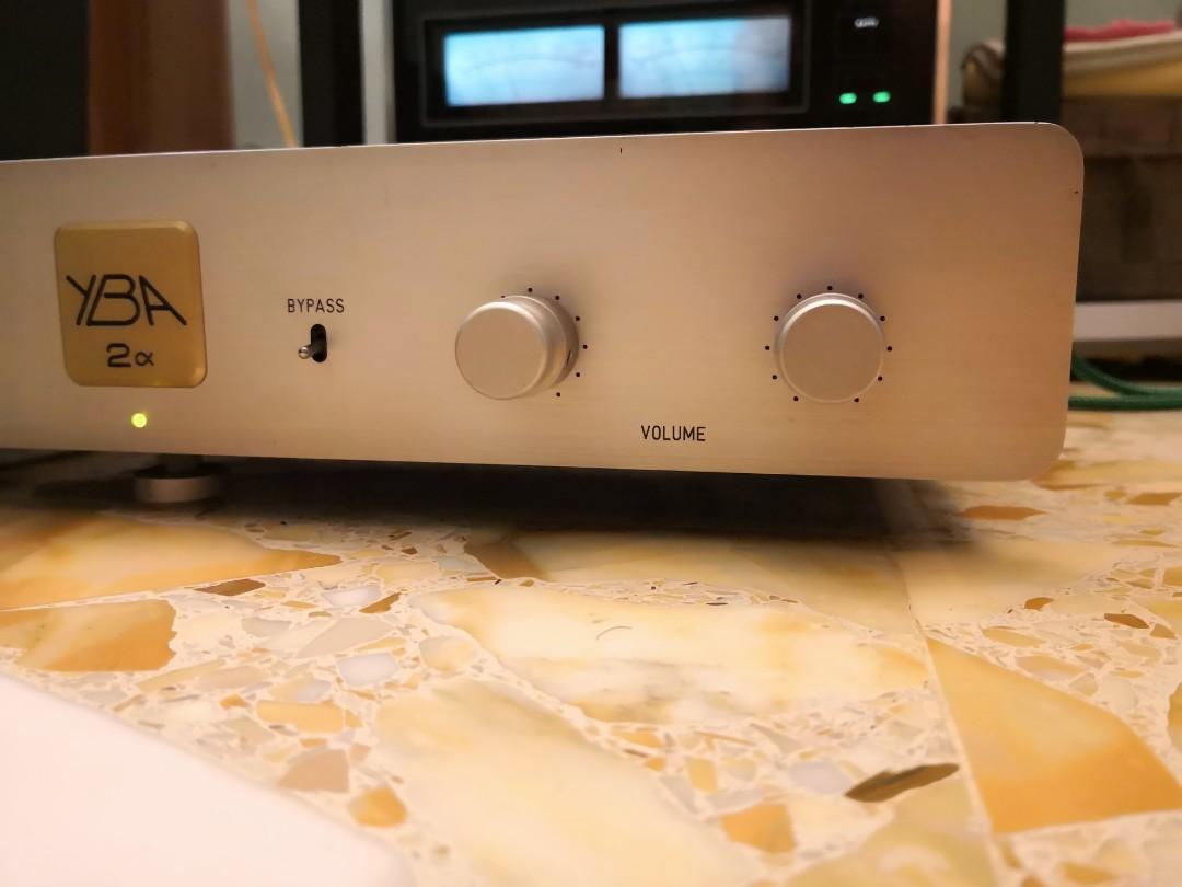 YBA 2 alpha duo mono preamplifier with external power supply, Audio ...
