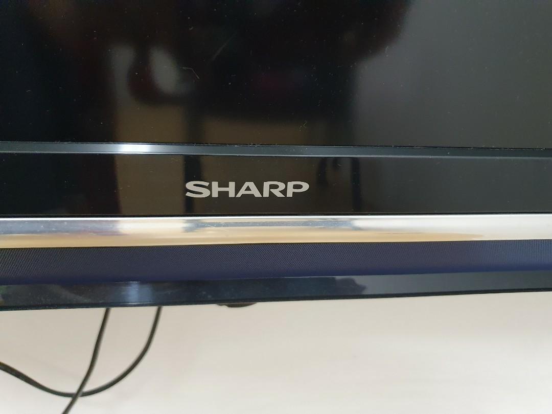 32 inch Sharp TV with stand, TV & Home Appliances, TV & Entertainment ...