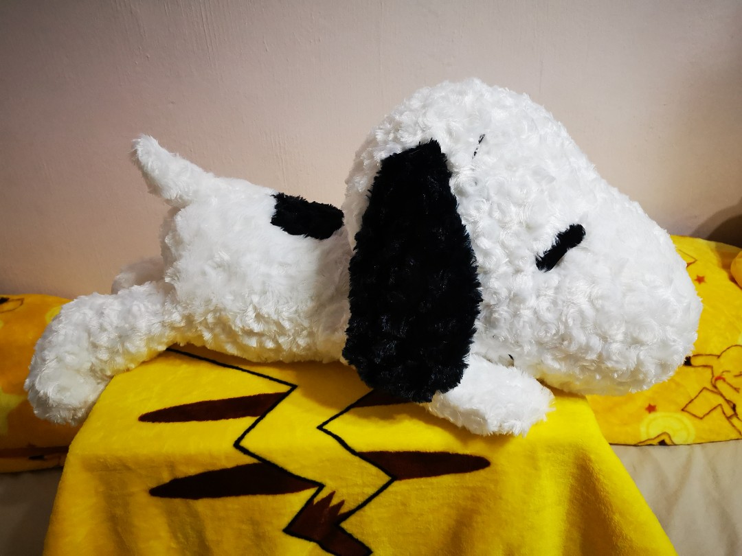 70cm Mega size Snoopy - Sleeping / Napping / Lying Down Rose Fur / Bao ...
