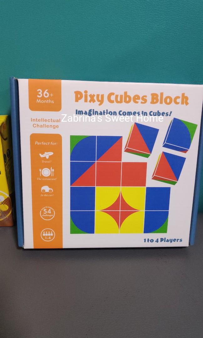 (全英文版) Pixy cubes Block (玩轉彩色立方體積木) 空間思維辨圖遊戲, 興趣及遊戲, 玩具 & 遊戲類 - Carousell