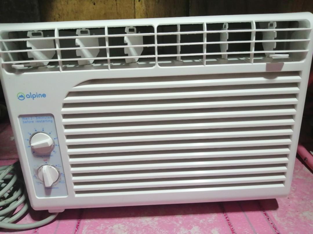 Alpine Aircon 0.5HP, TV & Home Appliances, Air Conditioning and Heating ...