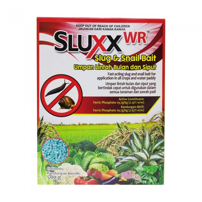 Anti Snail/Slug SLUXX SLUG SNAIL BAIT NATURAL PESTICIDE (500GM ...