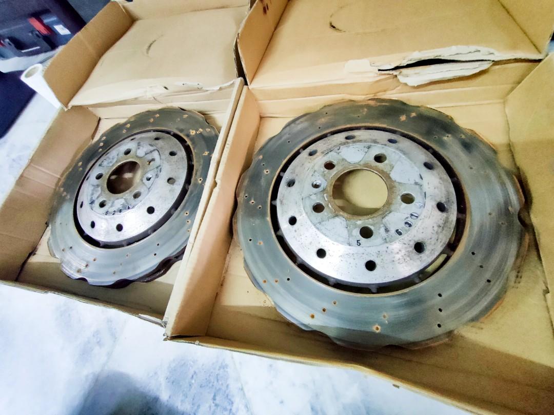 AUDI R8 RS5 Ori Both Front Disc Rotor , Brake Discs 4S0615301B 356mmx34 ...