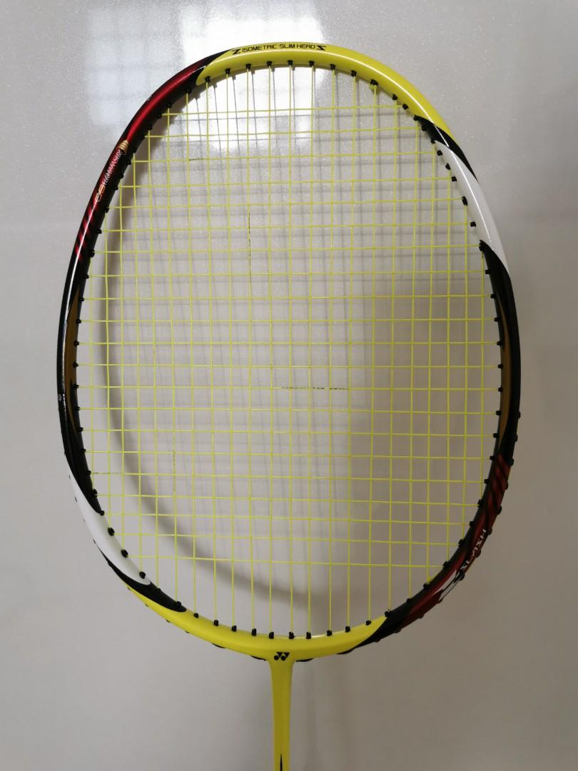 Badminton Racket Yonex arcsaber z slash, Sports Equipment, Sports ...