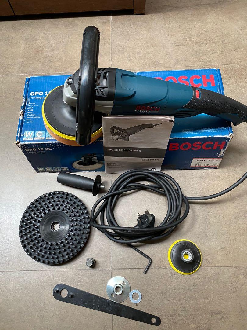 Bosch GPO 12 CE professional polisher, Furniture & Home Living, Home ...