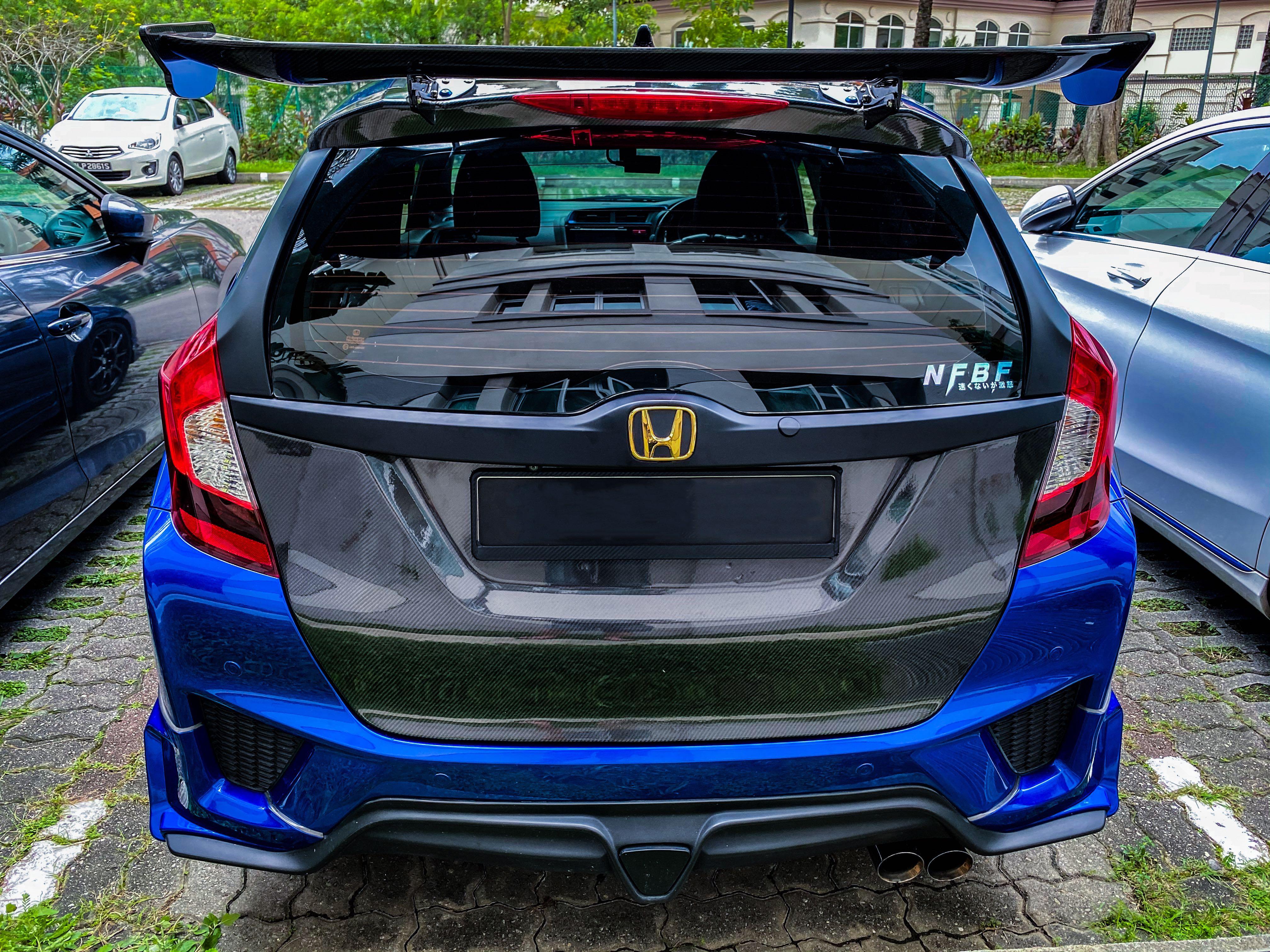 Carbon fiber GT wing for Honda Jazz/Fit, Car Accessories, Accessories ...