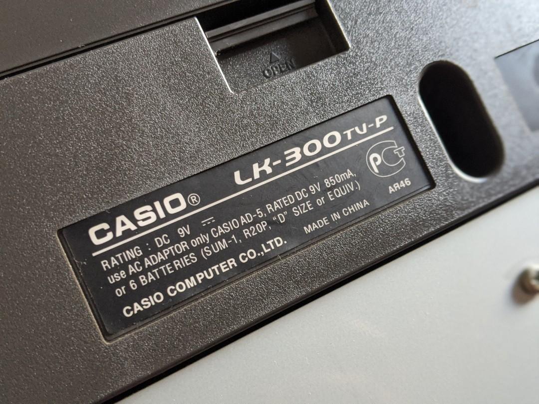 Casio Electronic Keyboard Lk-300tv, Hobbies & Toys, Music & Media ...